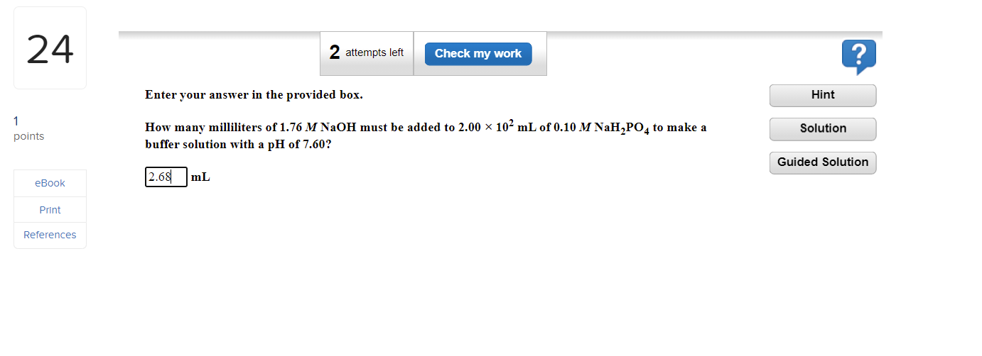 Solved 24 2 attempts left Check my work ? Enter your answer | Chegg.com