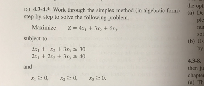 Solved the opt DI 4.3-4.* Work through step by step to solve | Chegg.com