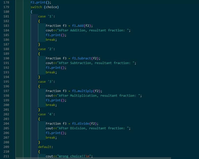 Assignment #7 Building on the Fraction class you | Chegg.com