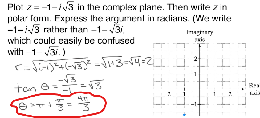 Solved In this example about converting complex numbers to | Chegg.com