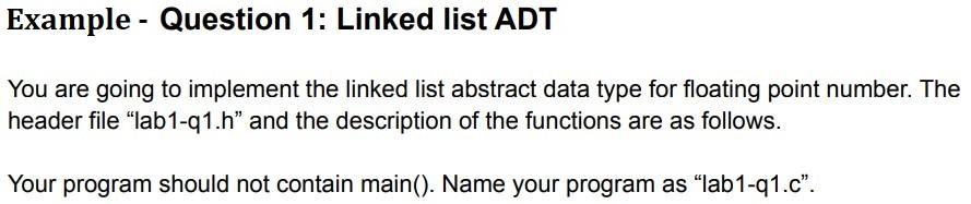 Solved Question 2: Circular list ADT You are going to | Chegg.com