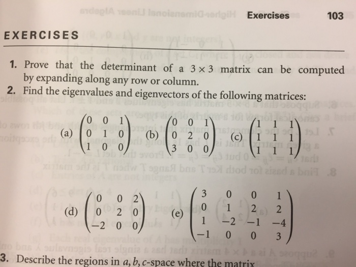 Solved Prove that the determinant of a 3 times 3 matrix can | Chegg.com