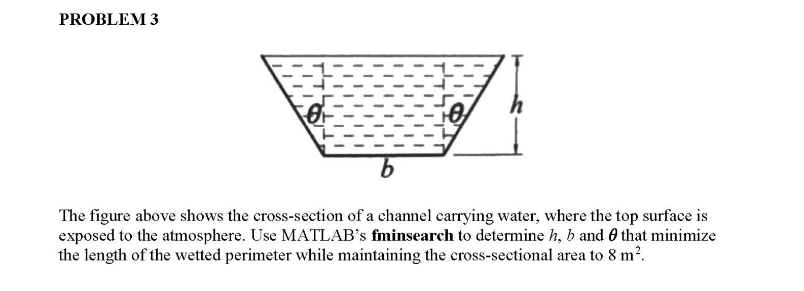 Solved PROBLEM 3 The figure above shows the cross-section of | Chegg.com