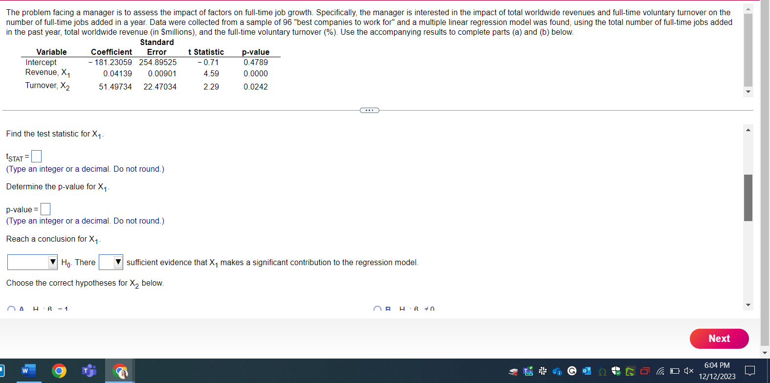 Solved in the past year, total worldwide revenue (in | Chegg.com
