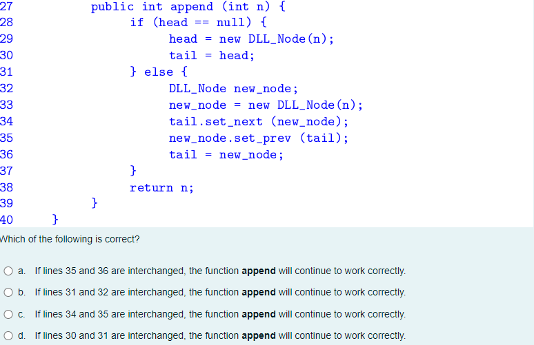 DLL_Node \{ protected int val; protected DLL_Node | Chegg.com