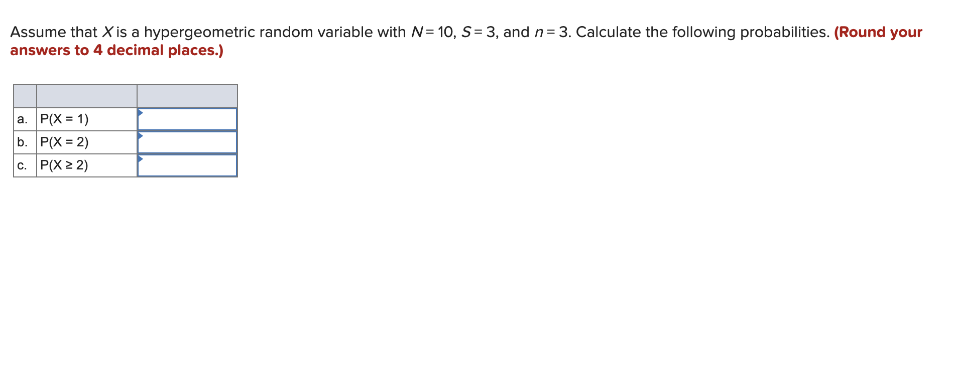 Solved Assume that X is a hypergeometric random variable | Chegg.com