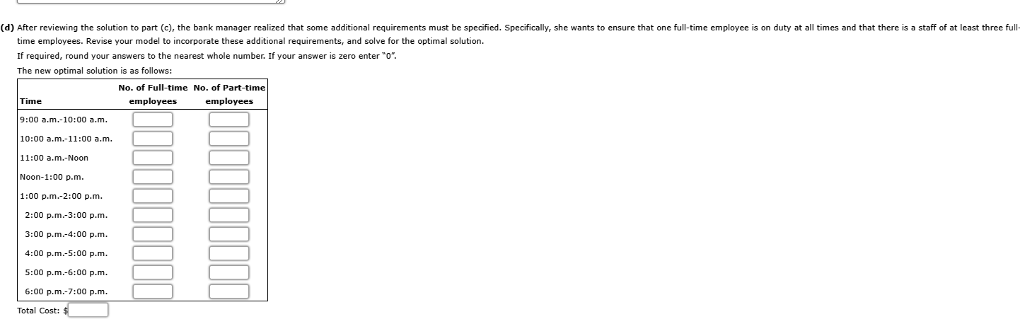 (b) Solve the LP Relaxation of your model in part | Chegg.com