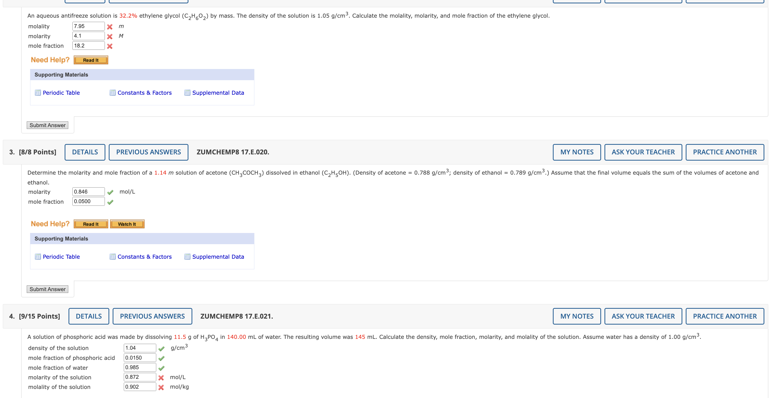 Solved Need Help?Supporting MaterialsPeriodic Table | Chegg.com