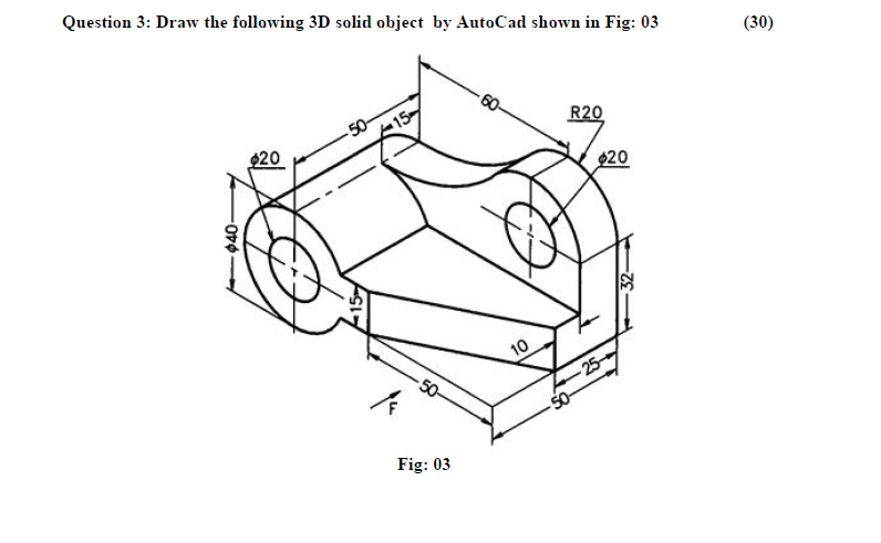 Solved pls draw this in autocad. save as the file in 2004. | Chegg.com