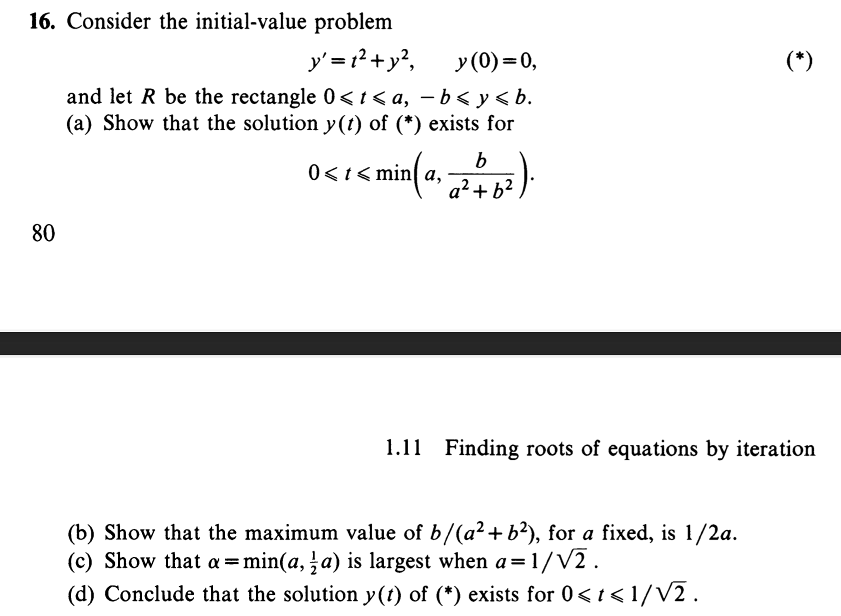 Solved 16. Consider the initial-value problem | Chegg.com