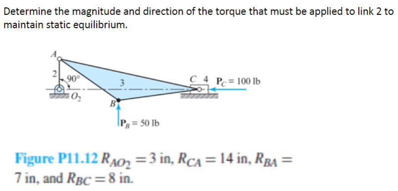 Solved Determine the magnitude and direction of the torque | Chegg.com