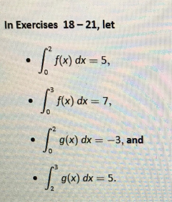 Solved Use these values to evaluate the given definite | Chegg.com Solved Use these values to evaluate the given definite | Chegg.com