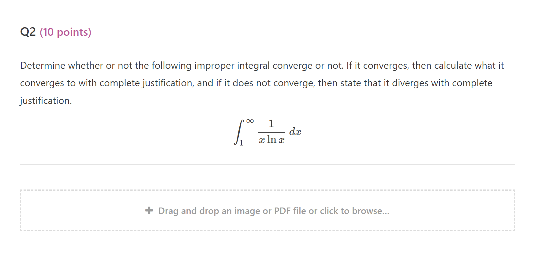 Solved Q2 (10 points) Determine whether or not the following | Chegg.com