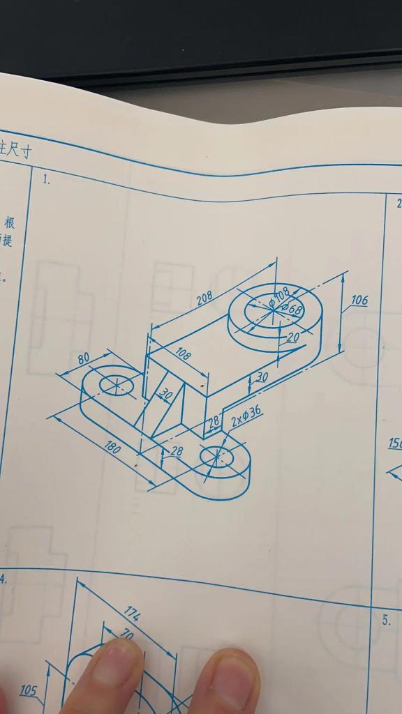 Solved You have to draw 3 views, top view, front view and | Chegg.com