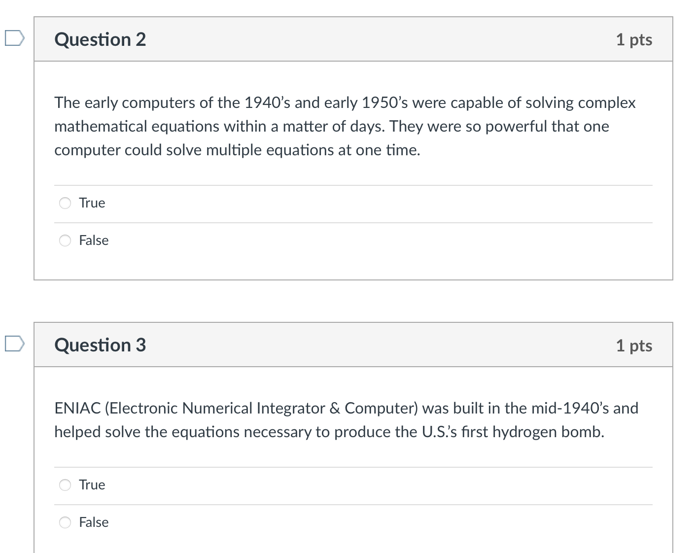 Solved The early computers of the 1940's and early 1950's | Chegg.com