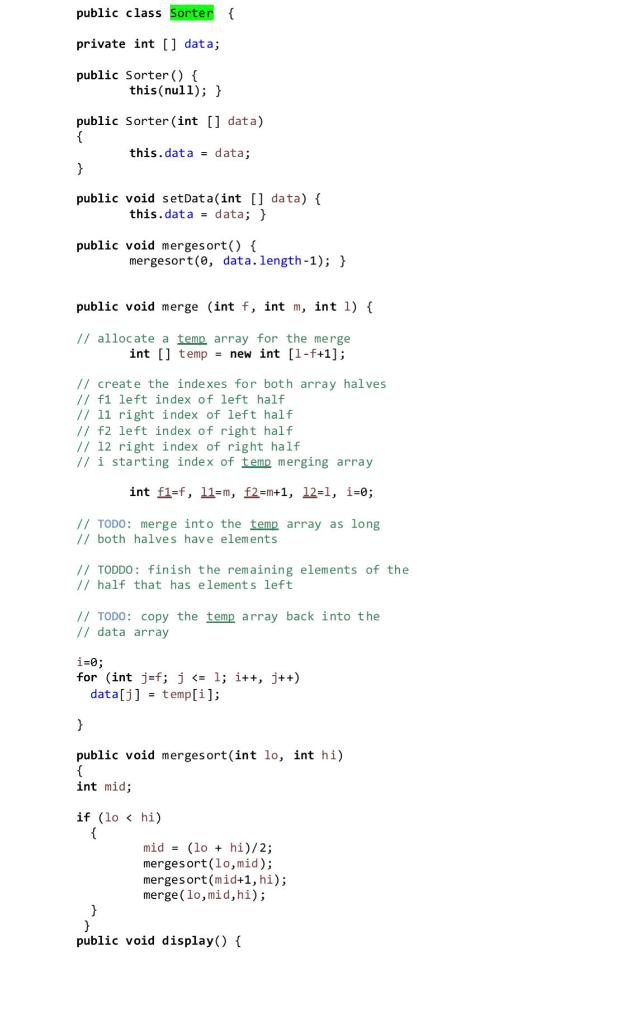 Solved please finish the remaining elements of the half that | Chegg.com