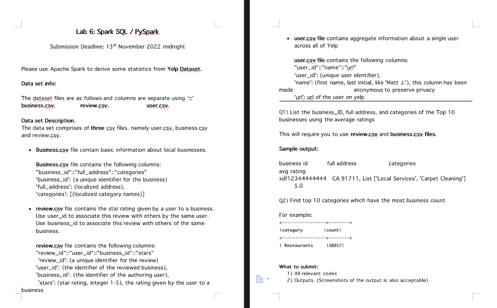 Lab 6 Spark Sql Pyspark User Csy File Contains