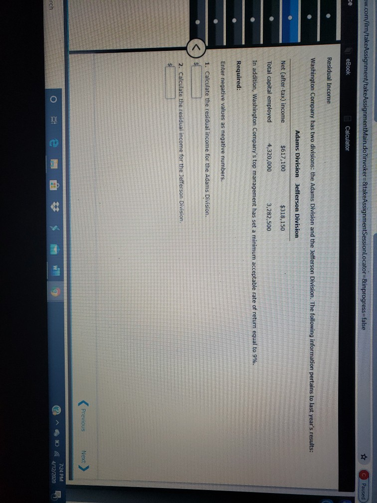 Solved ow.com/ilm/takeAssignment/take | Chegg.com
