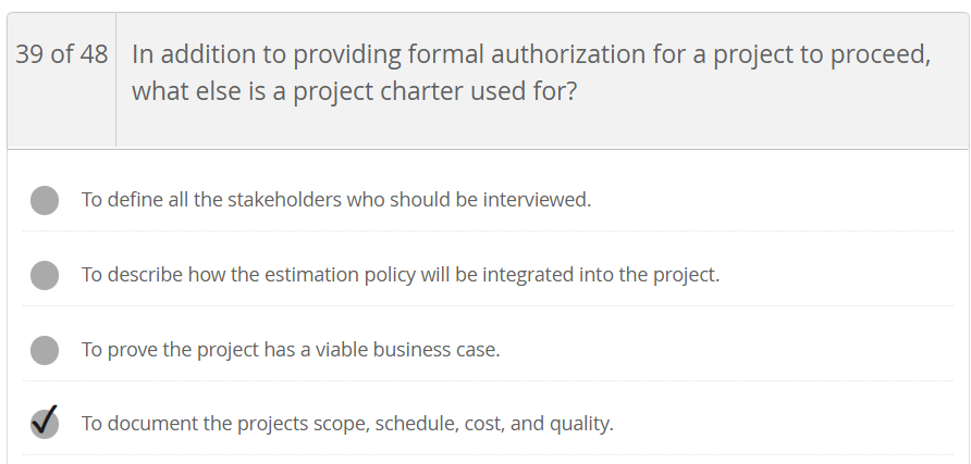 Solved 39 of 48 In addition to providing formal | Chegg.com