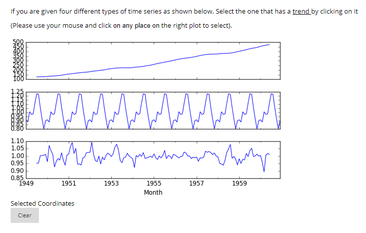 Solved If you are given four different types of time series | Chegg.com