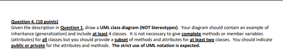 Consider the following description for the first 6 | Chegg.com