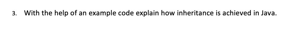 Solved 3. With the help of an example code explain how | Chegg.com