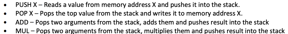 Solved Stack based C/C++ Push, pop, add, mul stack to or | Chegg.com