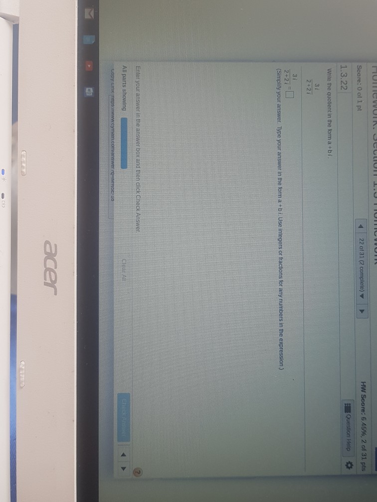 Solved Homework Section 1 3 Homework Score 0 Of 1 Pt