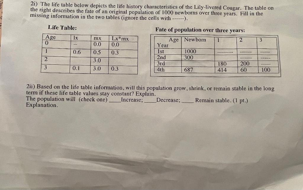 Solved how do I figure this out and fill in the blanks and | Chegg.com
