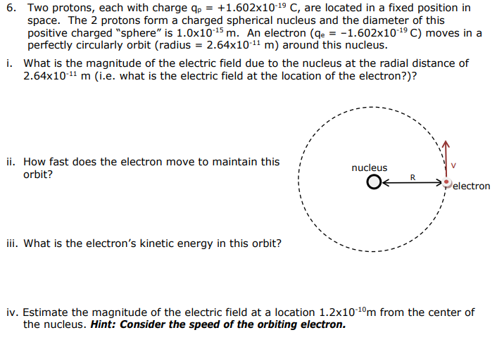 Solved Two protons, each with charge qp-+1.602x10-19 C, are | Chegg.com