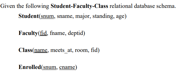 Solved Write each of the following queries in SQL: a. List | Chegg.com