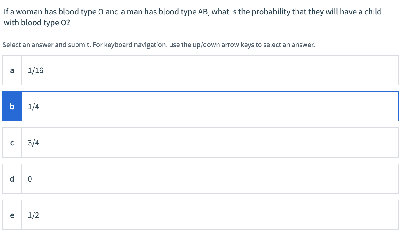 Solved If a woman has blood type O and a man has blood type | Chegg.com