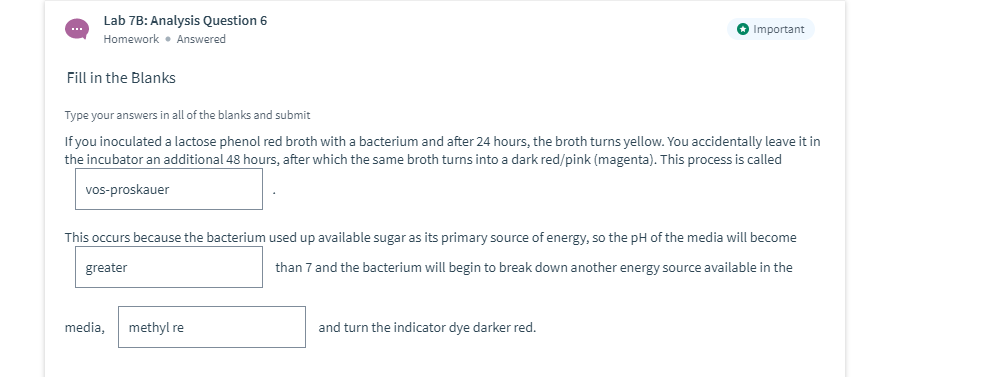 Solved Lab 7B: Analysis Question 6 Homework. Answered | Chegg.com