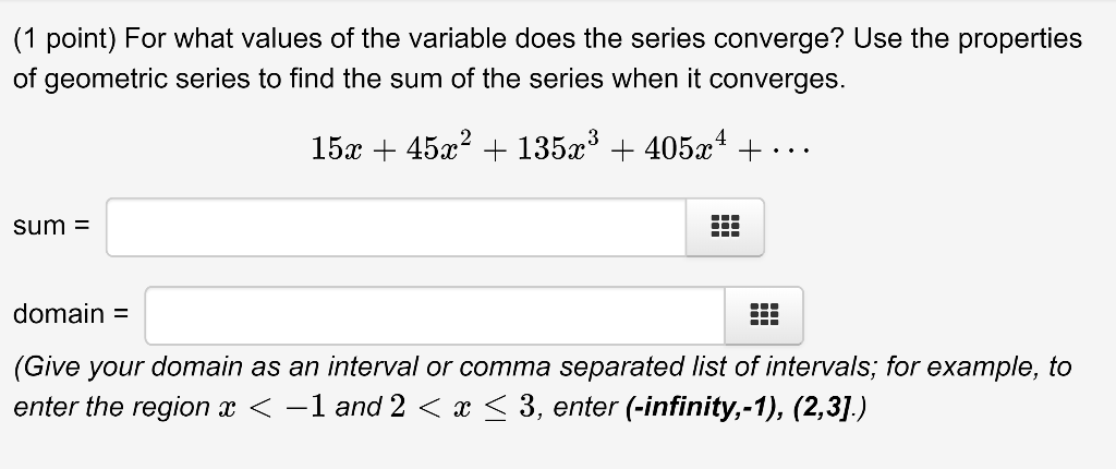 Solved 1 Point For What Values Of The Variable Does The 