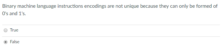 Solved Binary machine language instructions encodings are | Chegg.com