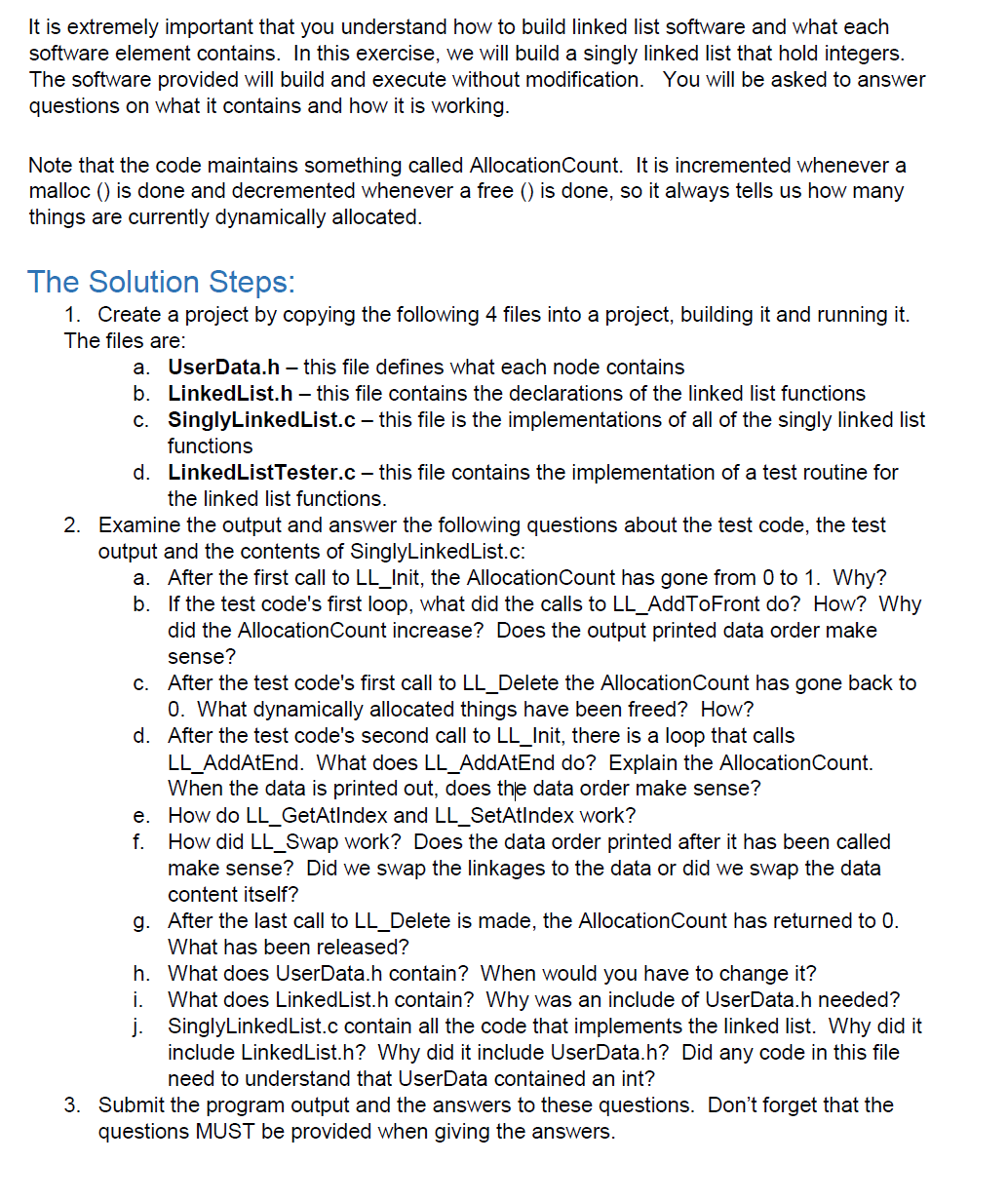 Solved It is extremely important that you understand how to | Chegg.com