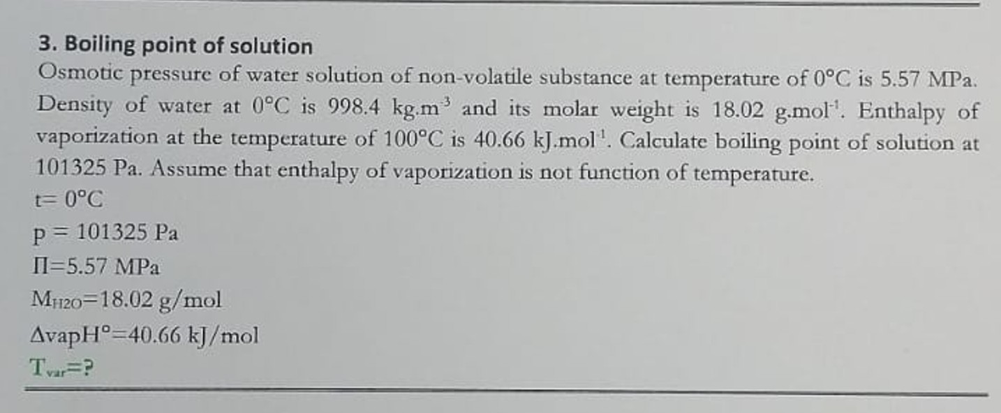Solved Vapor pressure above solutionFind the vapor pressure | Chegg.com