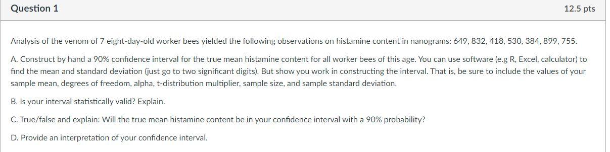 Solved e. Use R to find the confidence interval you found by | Chegg.com