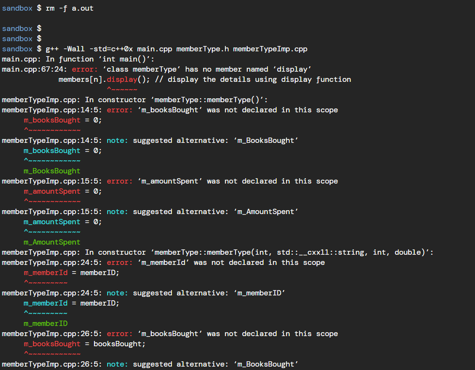 Solved Can anyone help me rewrite my code? I keep getting | Chegg.com