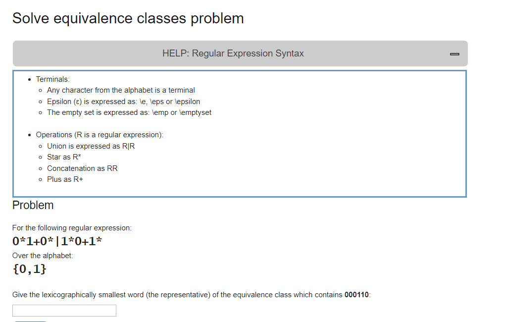 Solved Solve equivalence classes problem HELP: Regular | Chegg.com