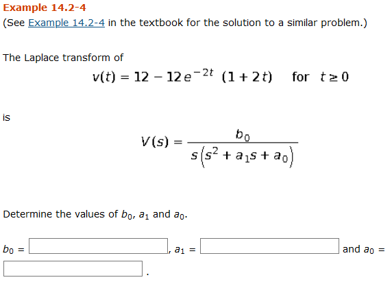 Solved Example 14.2-4 (See Example 14.2-4 in the textbook | Chegg.com