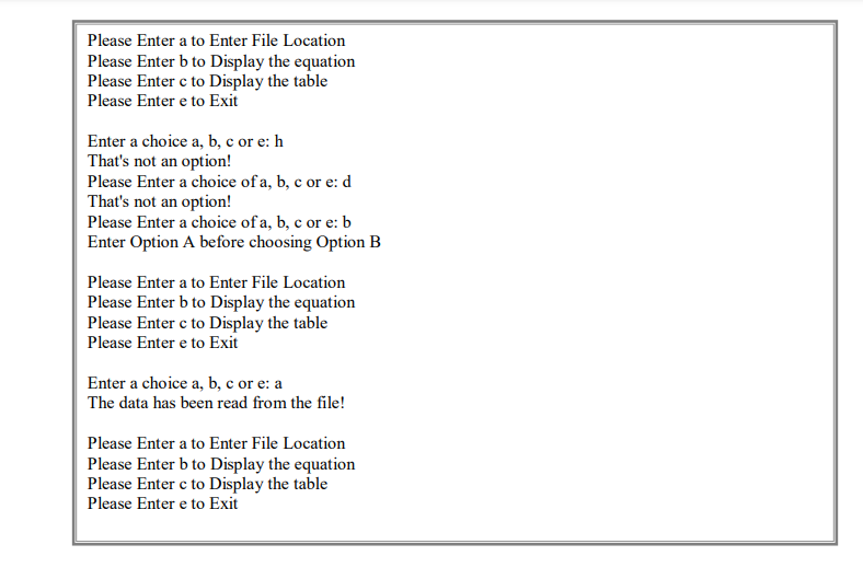 X The program will read a file that contains and | Chegg.com
