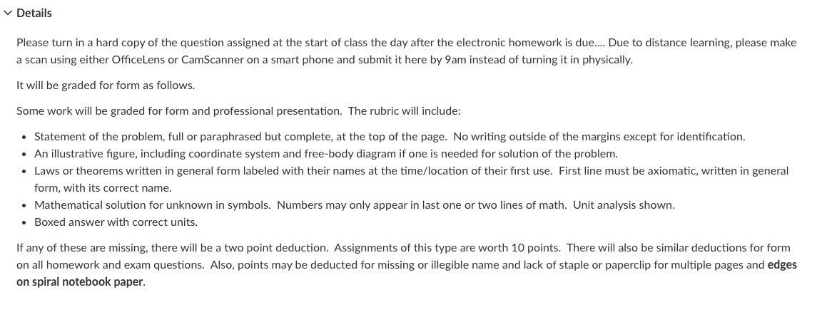 Solved Details Please turn in a hard copy of the question | Chegg.com