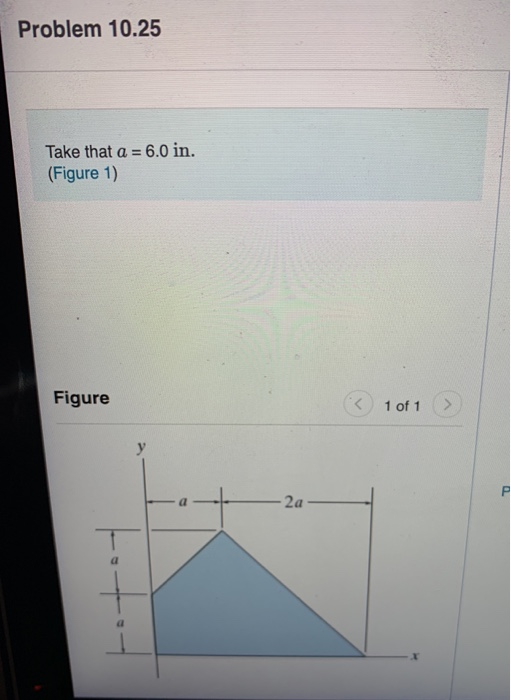 Solved Problem 10.25 Take that a (Figure 1) 6.0 in. Figure 1 | Chegg.com