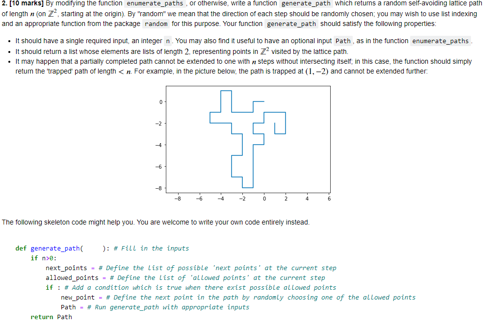 Solved 2 10 Marks By Modifying The Function 