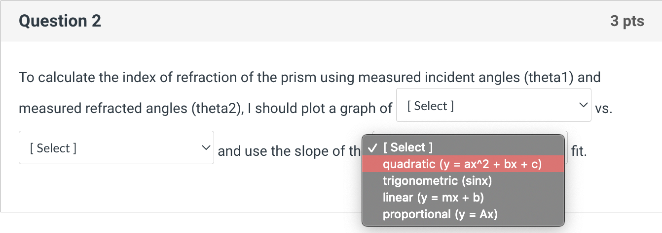 Solved To calculate the index of refraction of the prism | Chegg.com