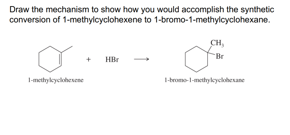 Solved Draw the mechanism to show how you would accomplish | Chegg.com