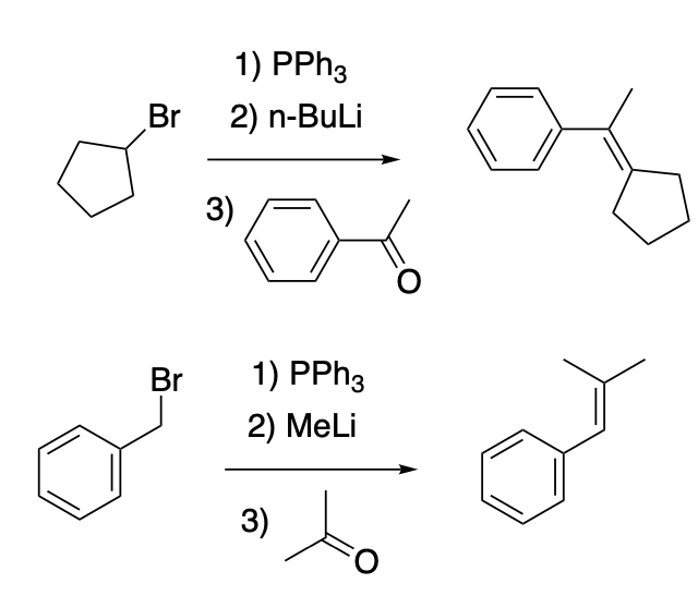 Solved Show the mechanism for the two different reactions | Chegg.com