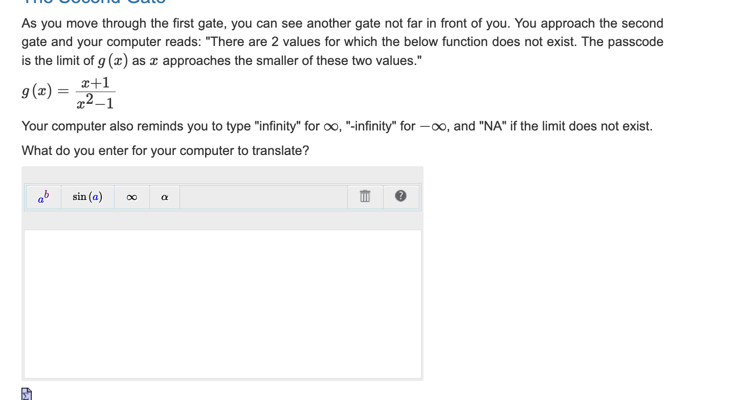 Solved As you move through the first gate, you can see | Chegg.com