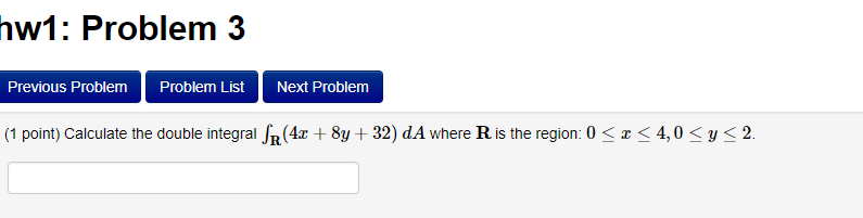 Solved hw1: Problem 3 Previous Problem Problem List Next | Chegg.com